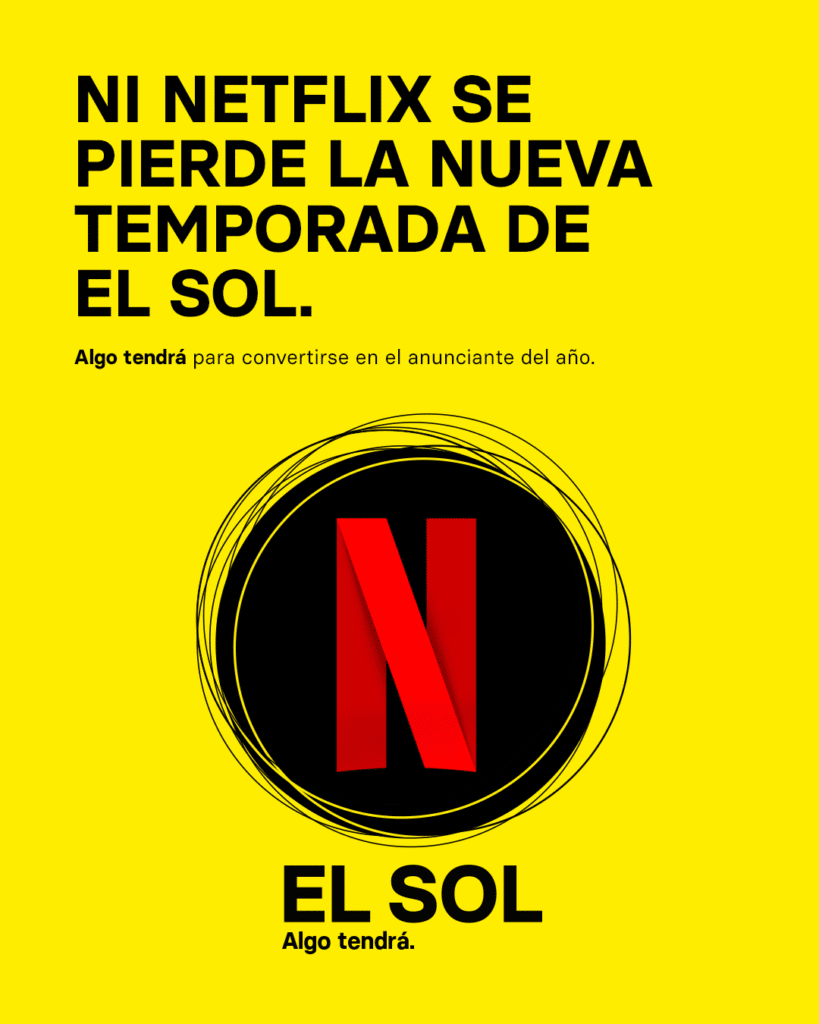 El Sol elige a Netflix como anunciante del año